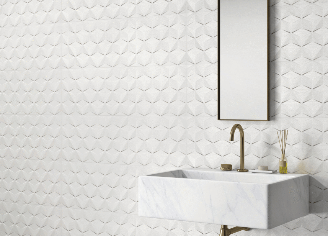 MIRA WHITE DIAMOND - Hard Rock Tile & Stone